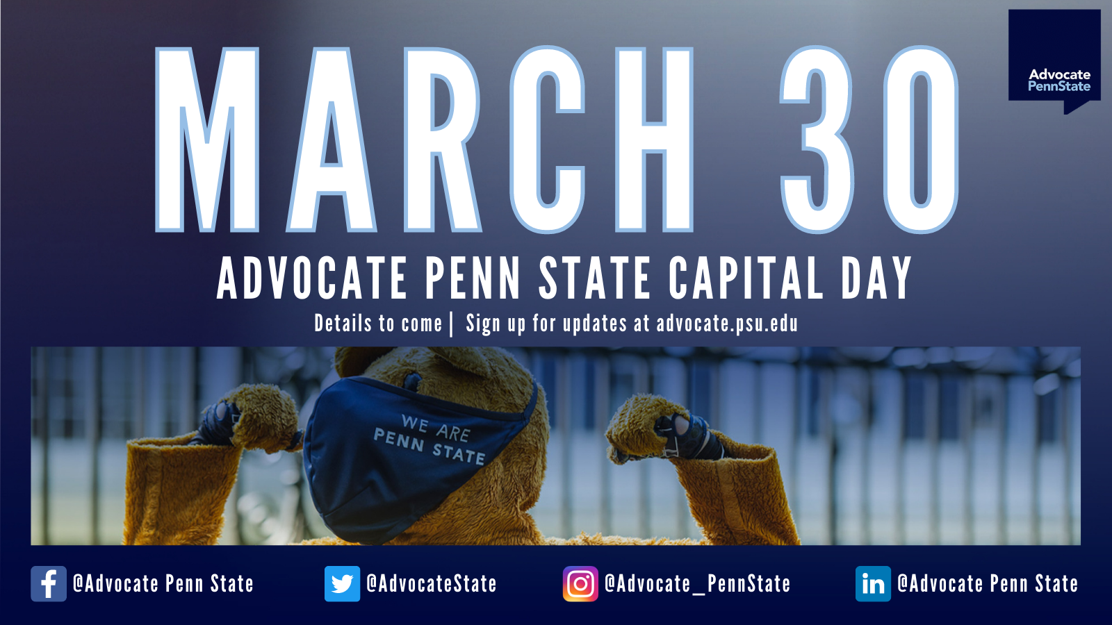 Save The Date: Penn State Capital | The Penn State Parent & Family Hub