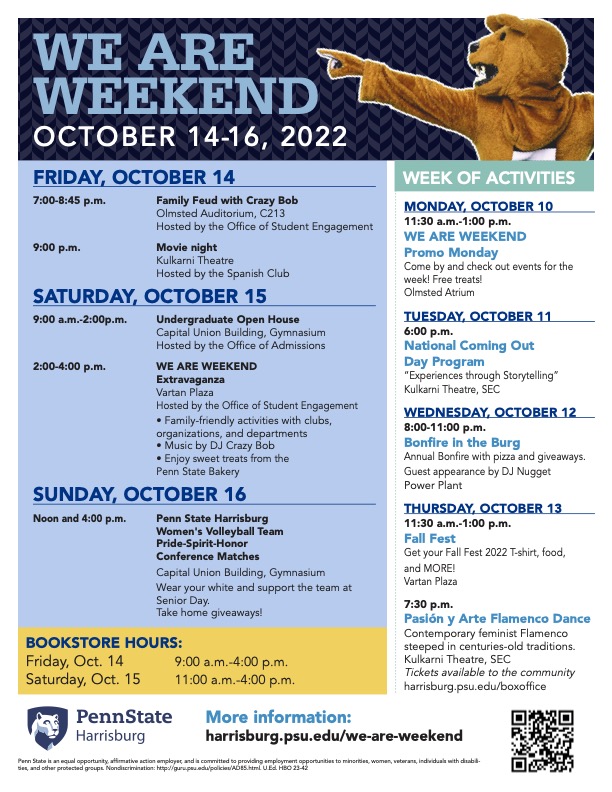 We are Weekend at Penn | The Penn State Parent and Family Experience